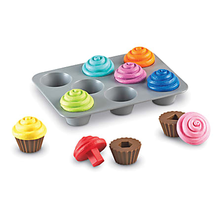 Learning Resources Smart Snacks Shape Sorting Cupcakes 2 x 1 12 ...