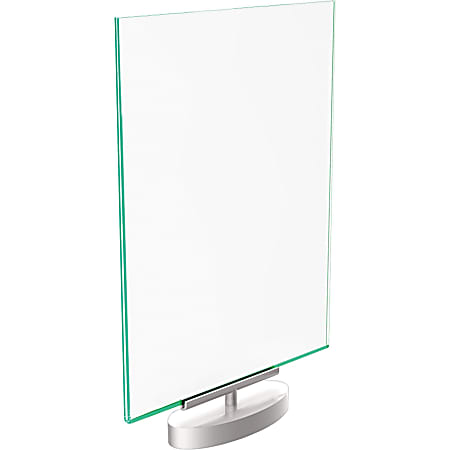 Deflecto Superior Image Swivel Sign Holder 8 H x 5 W x 1 45 D Clear ...
