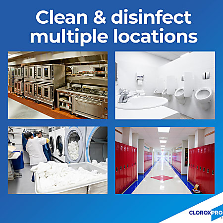 CloroxPro Clorox Germicidal Bleach Concentrated 121 Ounce Bottle Pack ...