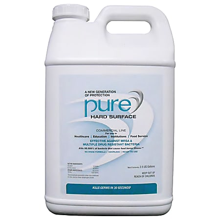 PURE Hard Surface Disinfectant And Sanitizer 2.5 Gallons - Office Depot
