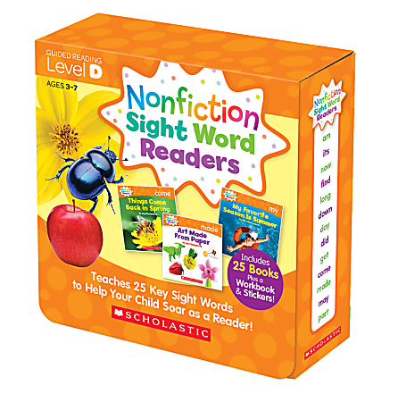 Scholastic Teacher Resources Nonfiction Sight Word Readers Parent Pack ...