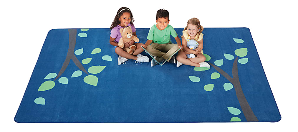 Carpets for Kids KIDSoft Branching Out Decorative Rug 8 x 12 Blue ...