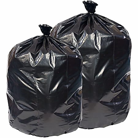 Pitt Plastics Repro Can Liners 0.9 mil 16 Gallons Black Case Of 500 ...