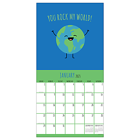 TF Publishing Humor Monthly Wall Calendar 12 x 12 Puns January To ...