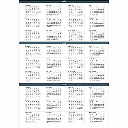 House Of Doolittle Monthly Calendar Planner 8 12 x 11 Black 2 Year ...