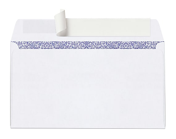 Office Depot® Brand #6 3/4 Security Envelopes, 3-5/8" x 6-1/2", Clean ...