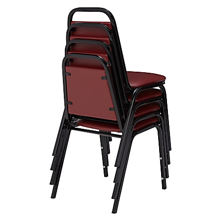 National Public Seating Standard Vinyl Padded Banquet Stack Chair ...