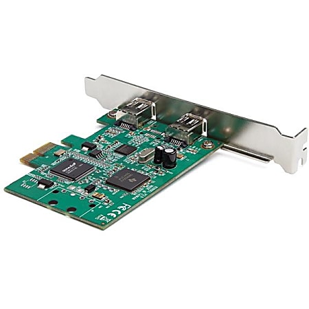 StarTech.com 2 Port 1394a PCI Express FireWire Card TI TSB82AA2 Chipset ...