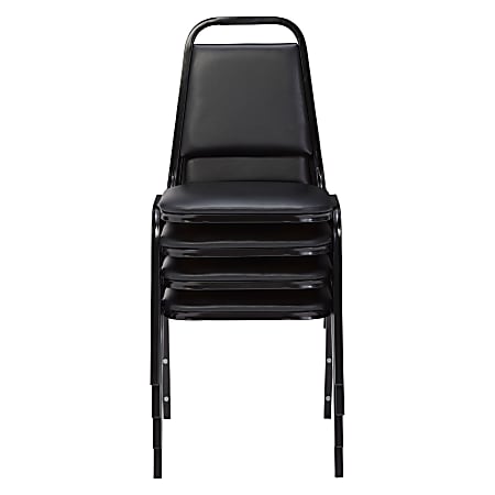 National Public Seating Square Back Padded Vinyl Seat Banquet Stack ...