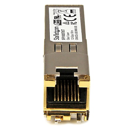 StarTech.com 1000BASE TX MSA Compliant SFP Module RJ45 Connector Copper SFP Transceiver Lifetime ...