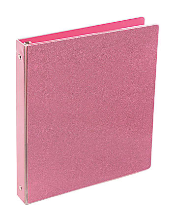 Divoga Glitter 3 Ring Binder 1 12 Round Rings Assorted Colors - Office ...