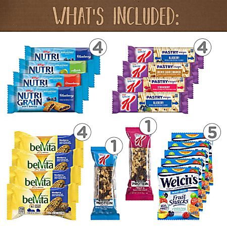 Snack Box Pros Breakfast Snack Box - Office Depot