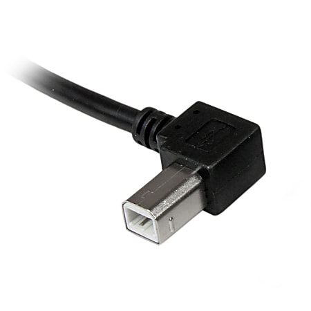 StarTech.com 2m USB 2.0 A to Left Angle B Cable MM - Office Depot