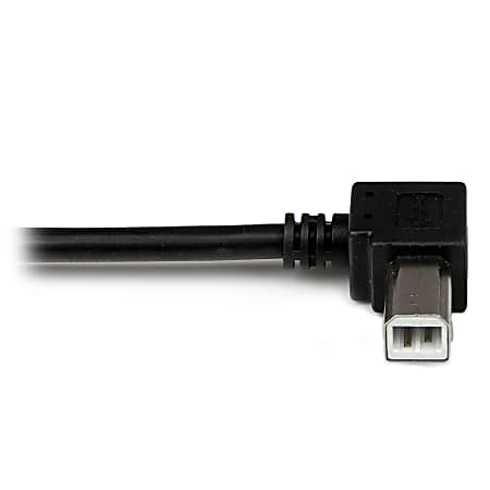 StarTech.com 2m USB 2.0 A to Left Angle B Cable MM - Office Depot