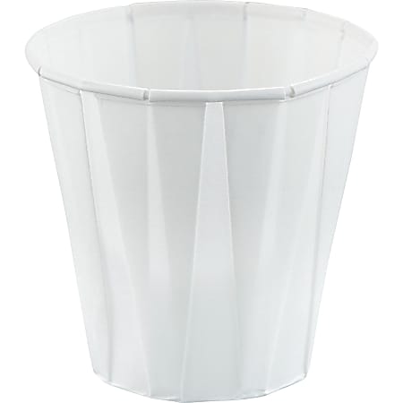 Solo Cup Portion Paper Cups 3.5 Oz White 100 Cups Per Pack Carton Of 50 ...