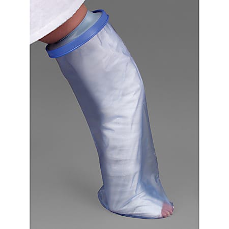 DMI Waterproof Leg Cast Protector 23 Adult Short Clear - Office Depot