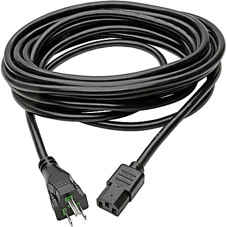 Eaton Tripp Lite Series Hospital Grade Power Cord NEMA 5 15P to C13 ...