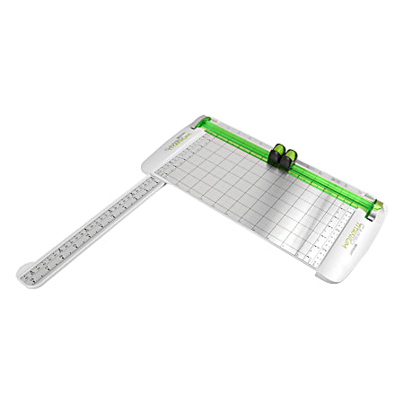 Westcott CarboTitanium Personal Paper Trimmer 12 WhiteGreen - Office Depot