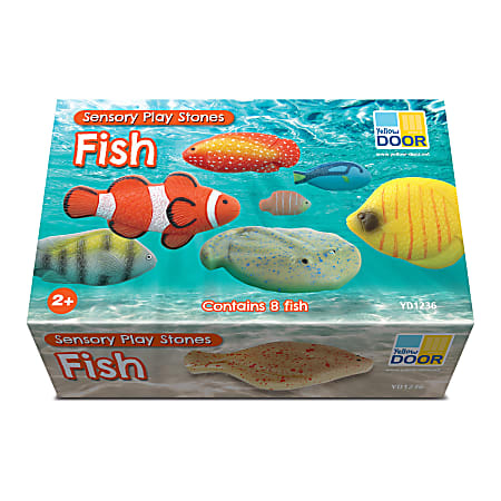 Yellow Door Sensory Stones Fish - Office Depot