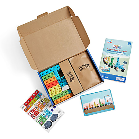 Hand2Mind MathLink Cubes Activity Set Numberblocks Express Train Pre K ...