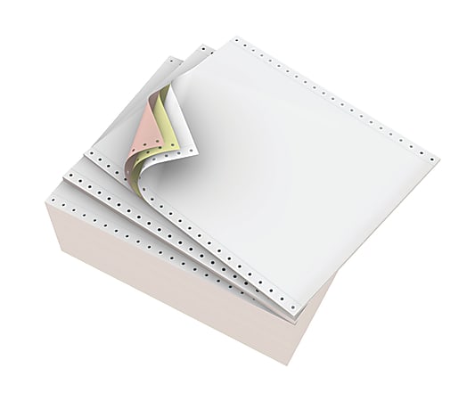 Domtar Carbonless Continuous Forms 3 Part 9 12 x 11 WhiteCanaryPink ...