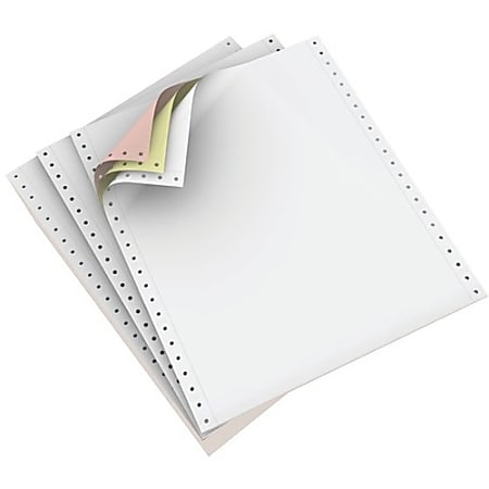 Domtar Carbonless Continuous Forms 3 Part 9 12 x 11 WhiteCanaryPink ...
