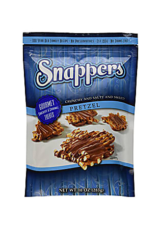Snappers Original Milk Chocolate Pretzels 6 Oz - Office Depot
