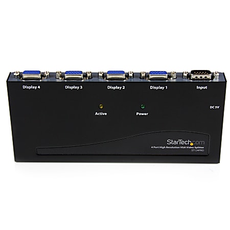 StarTech.com StarTech.com 4 Port High Resolution VGA Video Splitter 300 ...