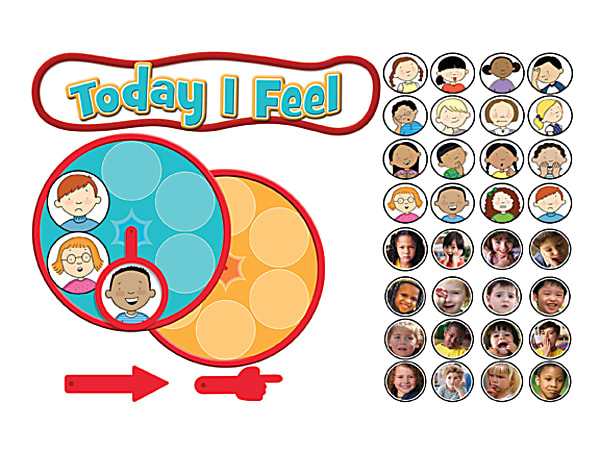 Key Education Bulletin Board Set Feelings Clock Grades PK 2Special ...