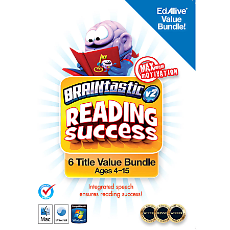 BRAINtastic v2 Reading Success Bundle Mac Download Version - Office Depot