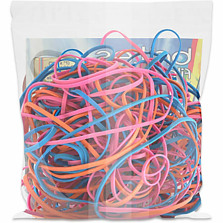 Alliance Rubber Brites File Bands Assorted Bag Of 50 - Office Depot