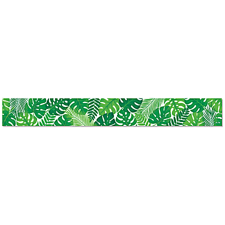 Creative Teaching Press EZ Borders Tropical Leaves 48 Per Pack Set Of 3 ...