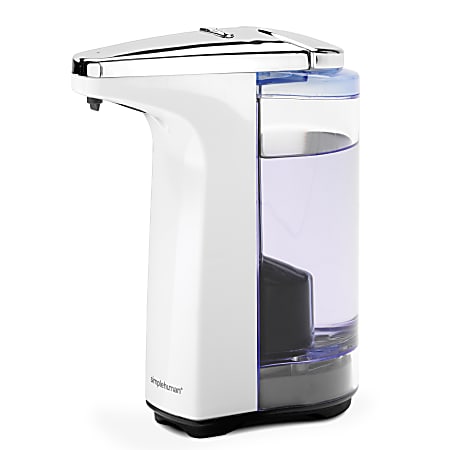 simplehuman 8 oz. Touch Free Sensor Liquid Soap and Hand Sanitizer ...