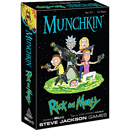 USAopoly MUNCHKIN Rick And Morty Card Game - Office Depot