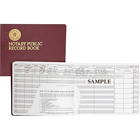 Dome Notary Public Record Book - Office Depot