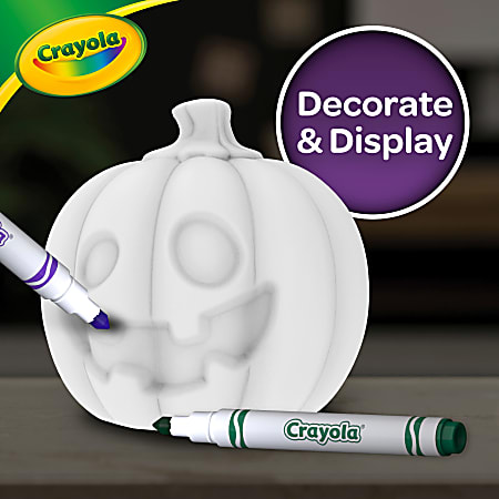 Crayola Light Ups Light Up Pumpkin Reusable Coloring Toy Glow in The ...