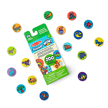 Melissa Doug Sticker WOW Mini Activity Pad with Refill Stickers ...
