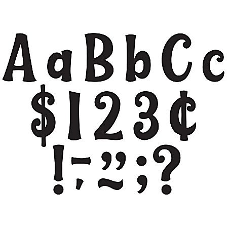 Teacher Created Resources 4 Letters Wild Whimsy Black 270 Letters Per ...