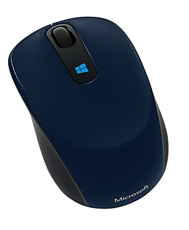 Microsoft Sculpt Wireless Mobile Mouse Wool Blue - Office Depot
