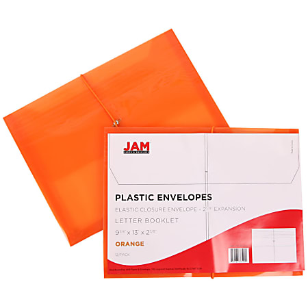 orange letter envelopes