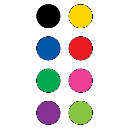 Teacher Created Resources Mini Stickers 38 Colorful Circles 528 ...