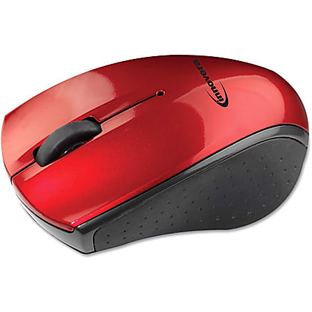 Innovera Mouse Optical Wireless Radio Frequency 2.40 GHz Red Black USB ...