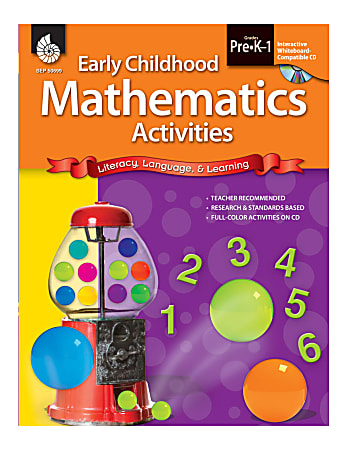 Shell Education Early Childhood Activities Set Mathematics Grades Pre K ...
