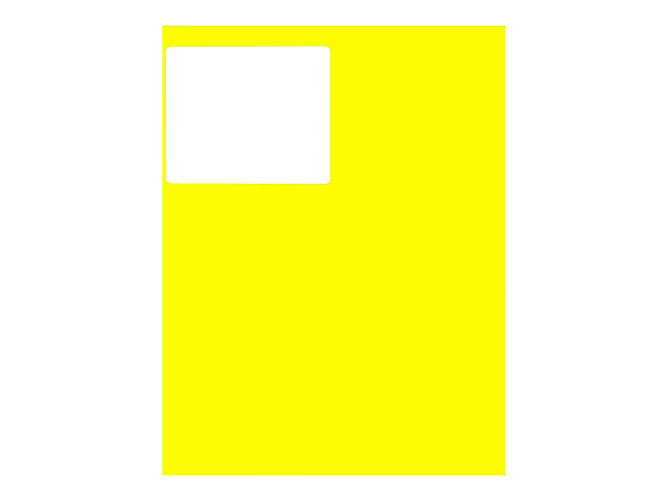 JAM Paper Mailing Address Labels Rectangle 3 13 x 4 Neon Yellow Pack Of ...