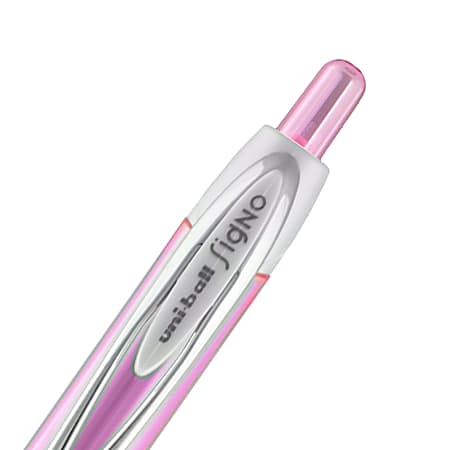 uni ball 207 Pink Ribbon Retractable Fraud Prevention Gel Pens Medium ...