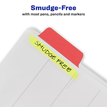 Avery Margin Ultra Tabs 2.5 x 1 Assorted Primary Set Of 24 ...