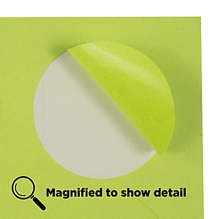 JAM Paper Circle Label Sticker Seals 1 23 Lime Green Pack Of 120 ...
