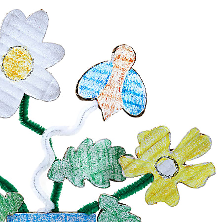 Roylco Flower Garden Sculpture Pack - Office Depot
