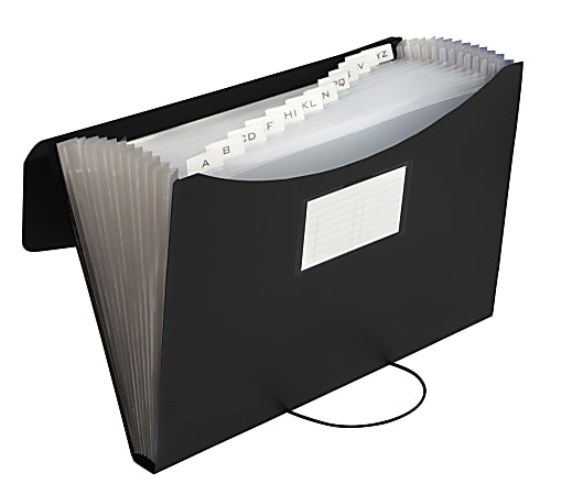Office Depot Brand Plastic File 13 Pocket Expansion 5 12 8 12 x 11 ...