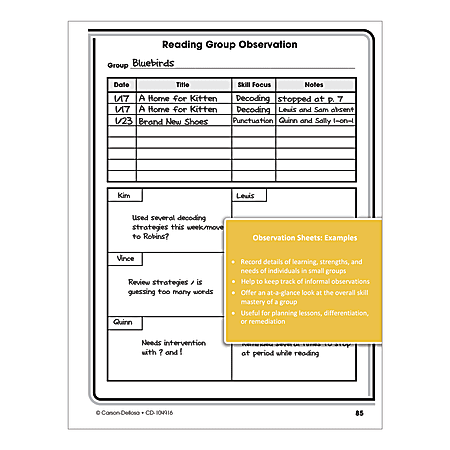 Carson Dellosa Classroom Data Tracking Resource Book Grade K - Office Depot